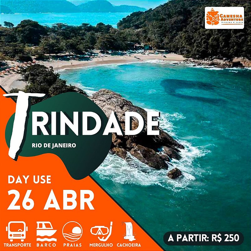 ZZZD7 - Day Use 26/Abr - Trindade - RJ - Agência de Viagens Ganesha ...