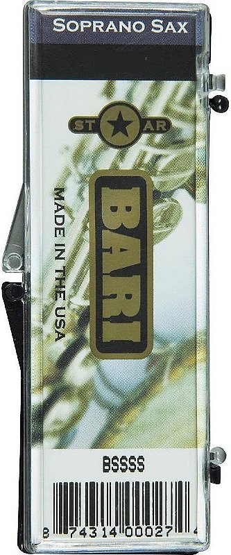 Palheta Bari Star Sax Soprano Medium Soft (made In Usa) - O REI DAS ...