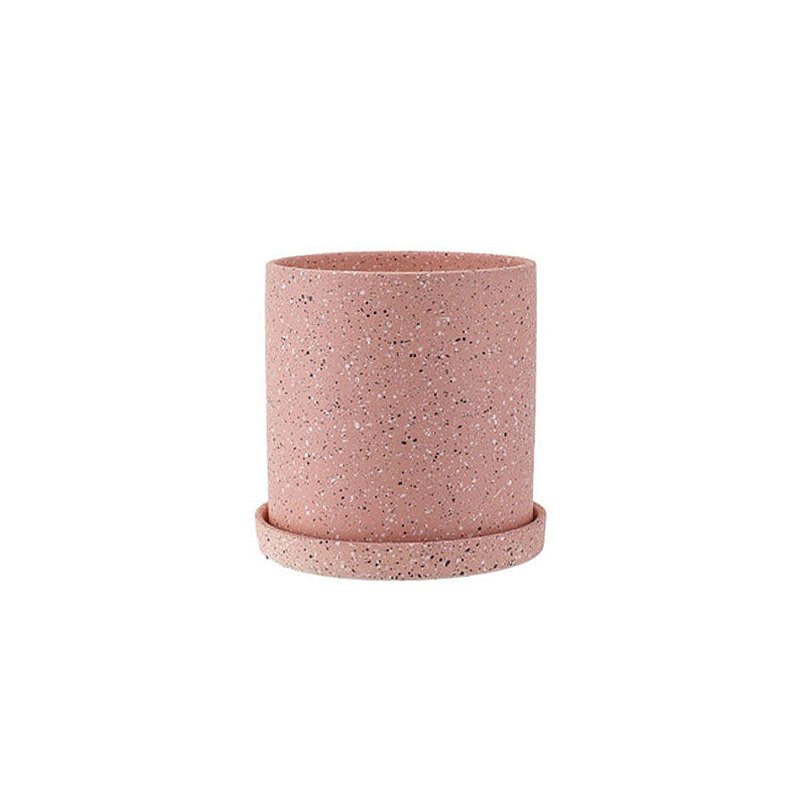 Vaso Para Plantas De Cerâmica Granilite Rosa 12 Cm - Vert Store ...