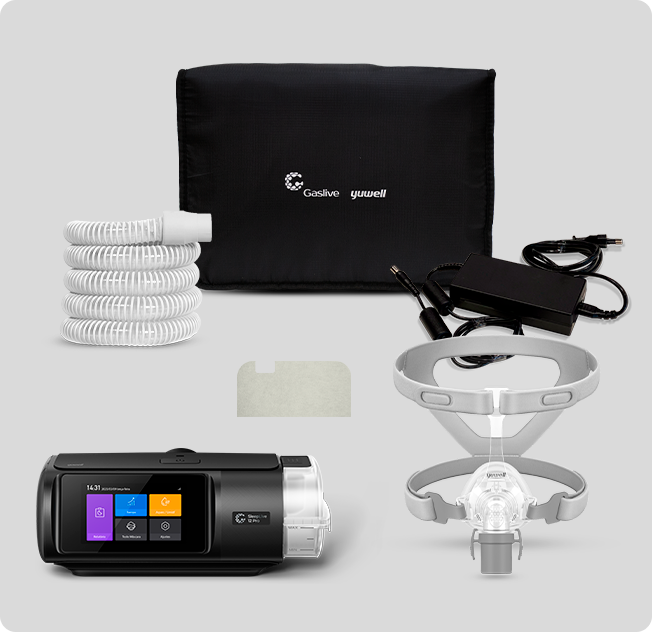 CPAP (AUTOMATICO) SLEEP LIVE 12 PRO MOD YH-690 CONECTIVIDADE 4G E ...