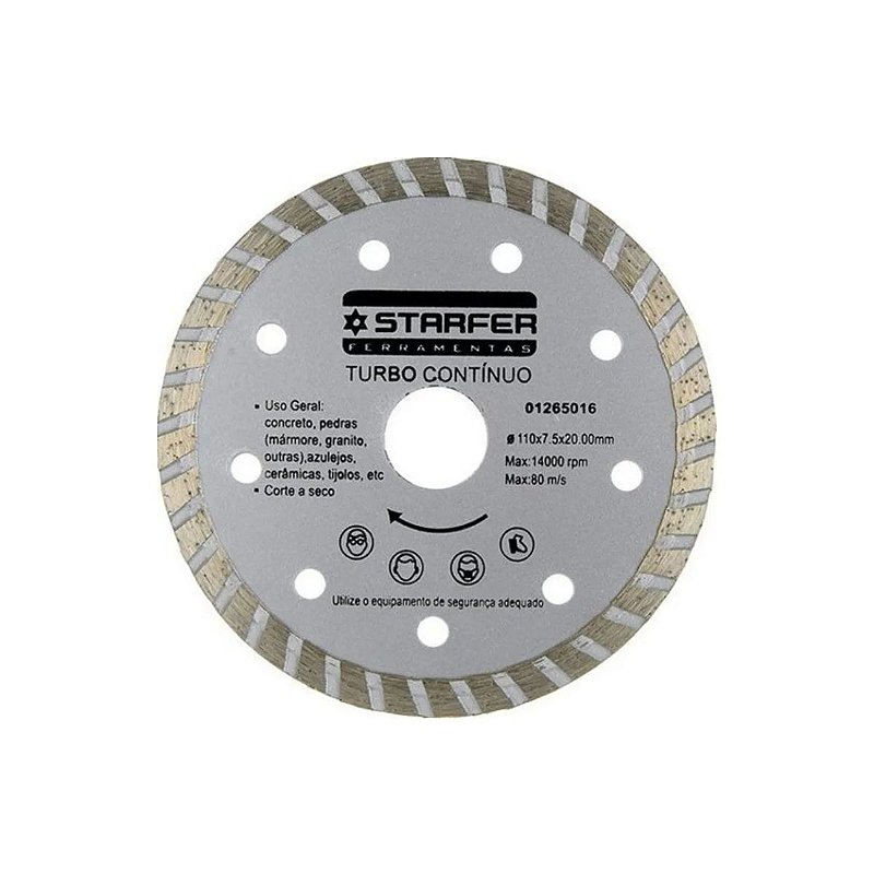 Disco Diamantado Turbo Starfer - Guemat | Ferramentas, Lar e Construção