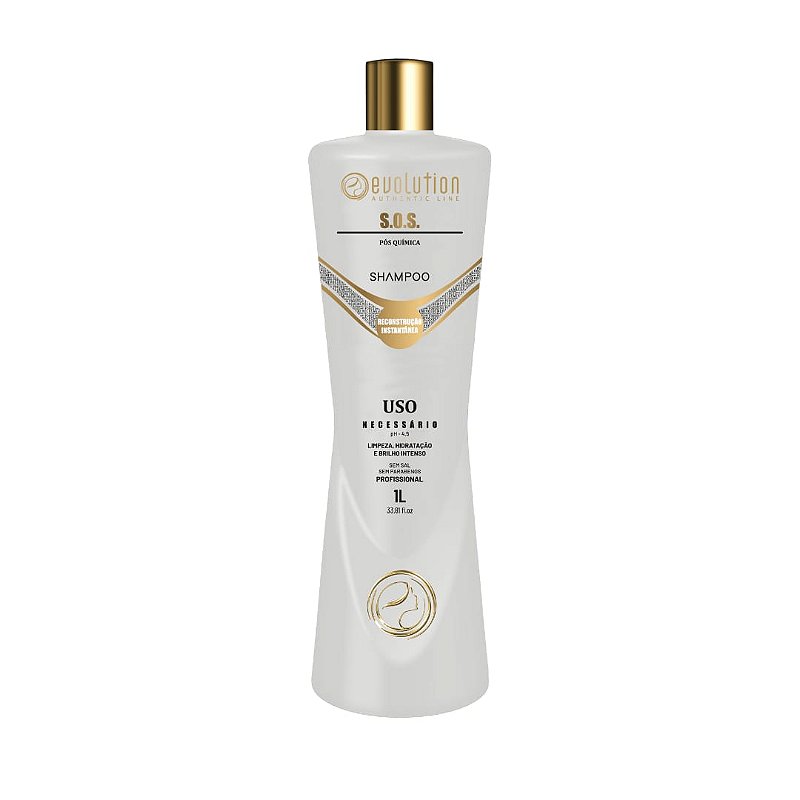 SHAMPOO SOS RECONSTRUÇÃO INSTANTÂNEA - Evolution Authentic Line