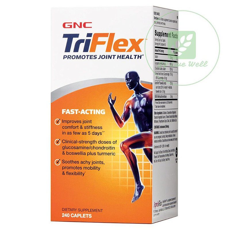 TRIFLEX GNC FAST-ACTING 240 CAPLETS -SAÚDE DAS JUNTAS E ARTICULAÇÕES ...