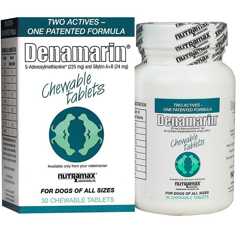 DENAMARIN 225MG(S-ADENOSYLMETHIONINE) DA NUTRAMAX COM 30 TABLETS ...