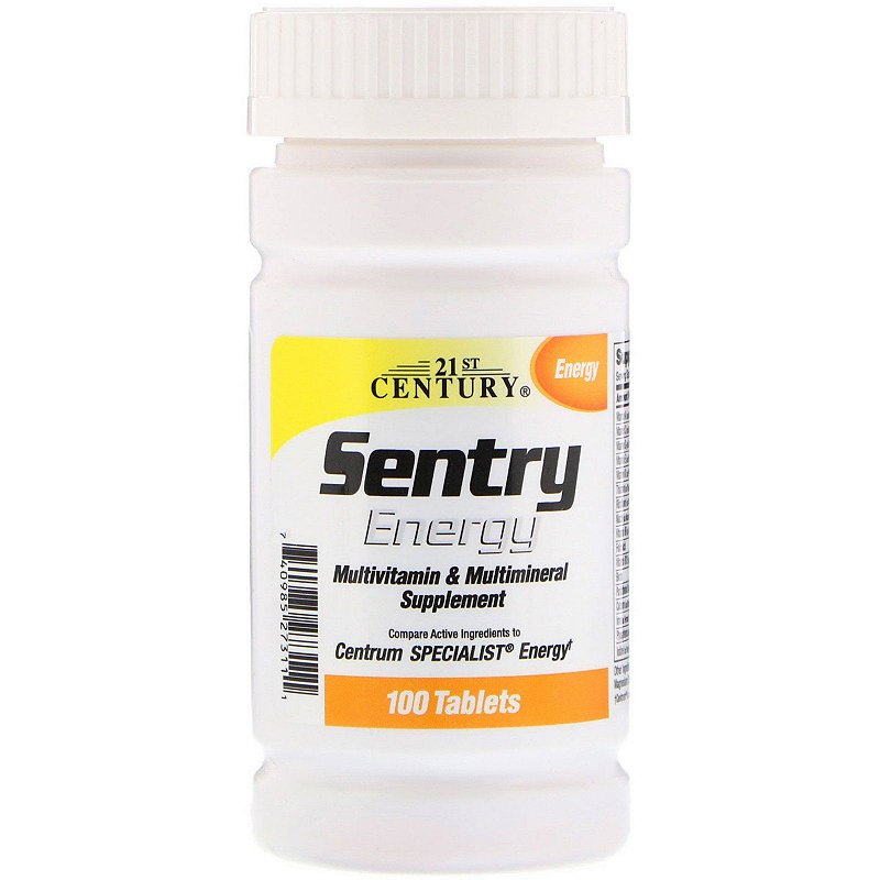 SENTRY ENERGY -MULTIVITAMINICO E MULTIMINERAL COM 100 COMPRIMIDOS ...