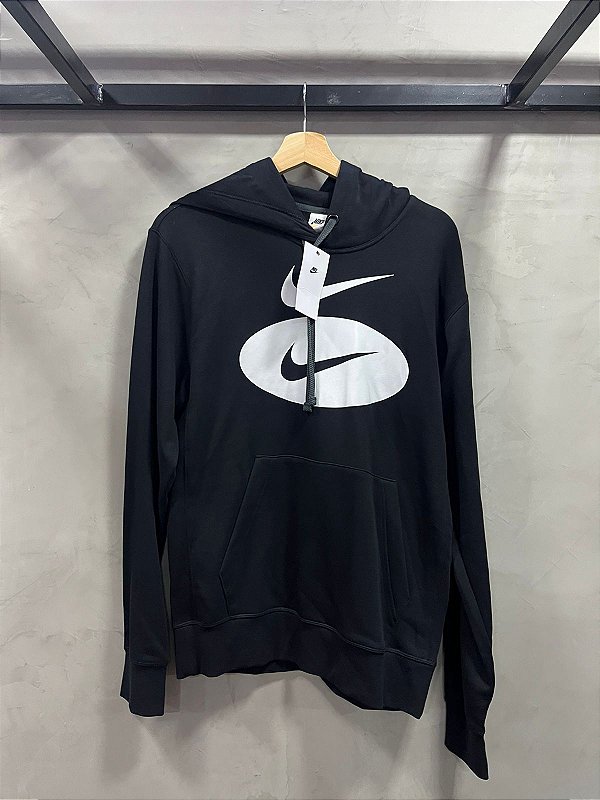 MOLETOM NIKE DOUBLE SWOOSH PRETO - JNoriginalshop