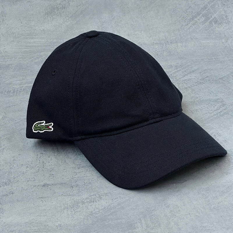 BONÉ LACOSTE PIQUET (AZUL MARINHO ) - JNoriginalshop