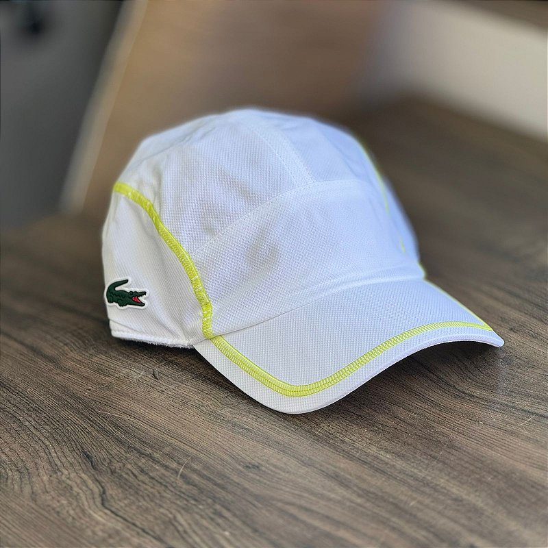 Boné Lacoste Colorblock Branco+verde RK7574-23-800 - JNoriginalshop