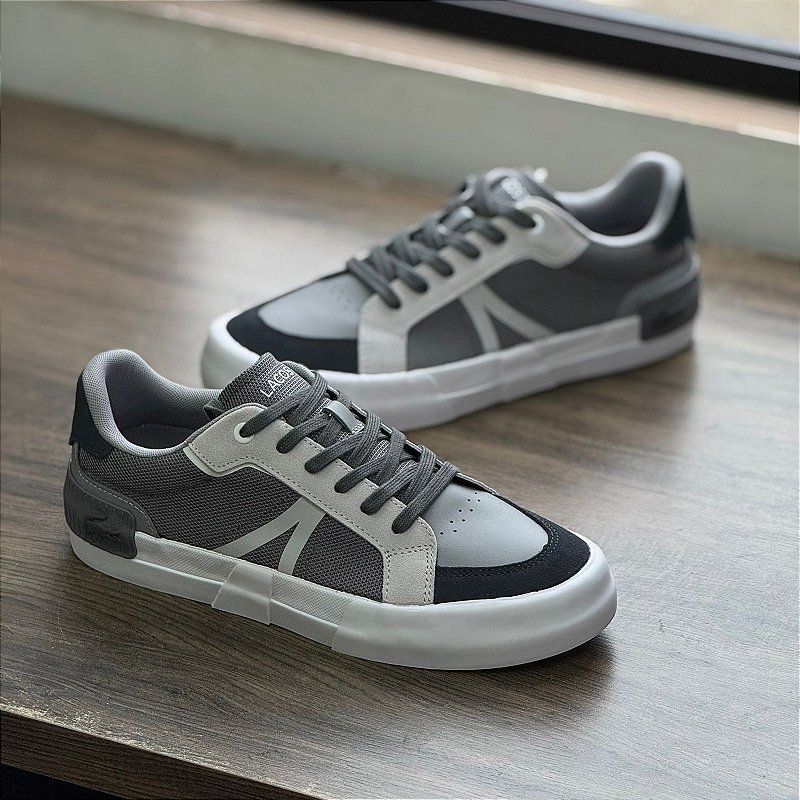 Tênis lacoste l004 - CINZA - JNoriginalshop