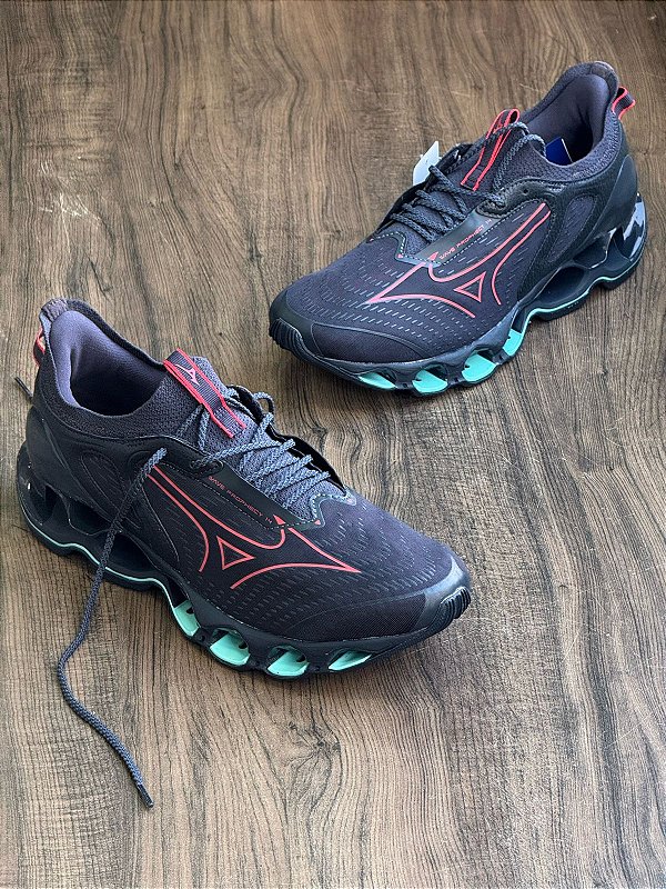 Mizuno Wave Prophecy 14-Blue-red - JNoriginalshop