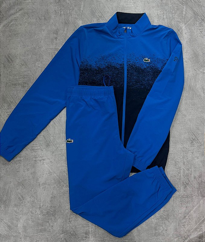Conjunto lacoste Djokovic - azul royal - JNoriginalshop