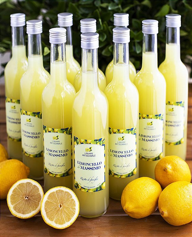 Limoncello Di Massimo Caixa 6 Unidades Liquori Di Massimo