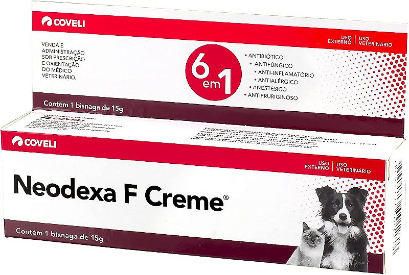 Neodexa F Creme 15 gramas - Multi-Patas Pet Shop