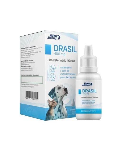 Drasil 20ml Antiemético Mundo Animal - Multi-Patas Pet Shop
