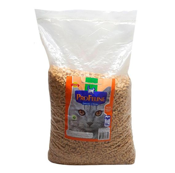 Granulado de Madeira ProFeline 10 kilos - Multi-Patas Pet Shop