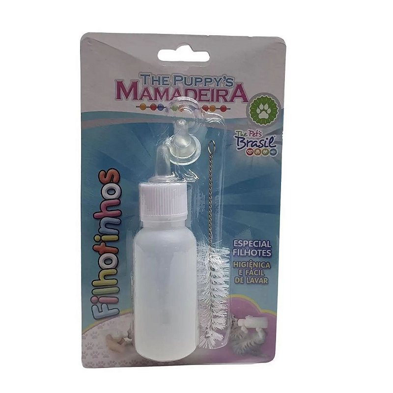 Mamadeira Kit Bico Escova - The Pets - Multi-Patas Pet Shop