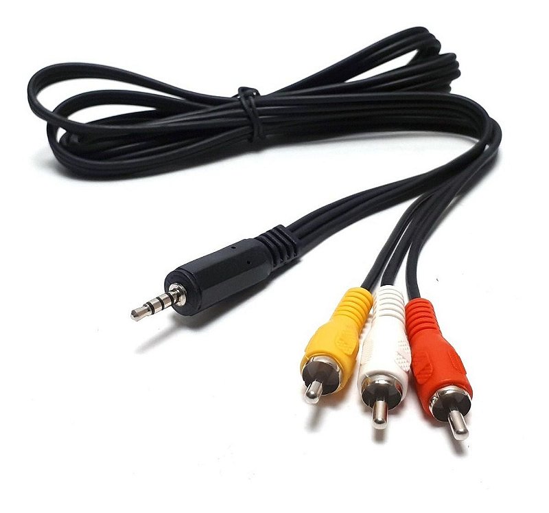 Cabo P2 4c + 3 Rca Niquel 1,5m Mxt - InfoTech Informática
