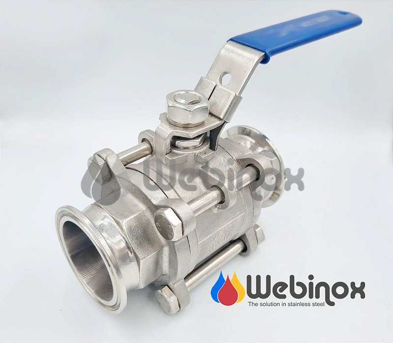 Válvula Esfera Sanitária Triclamp - Soluções em Aço Inox - Conexões ...