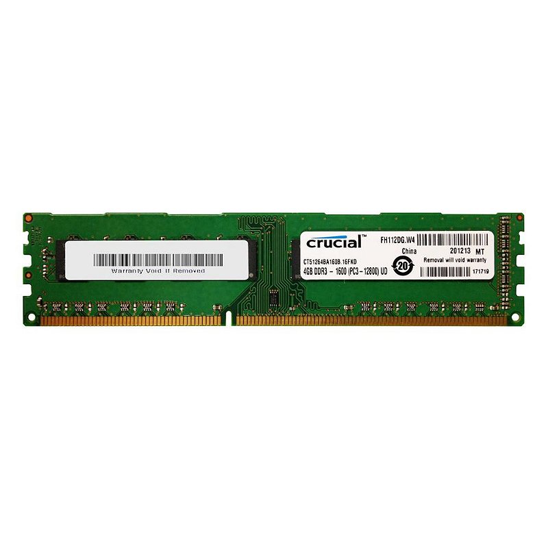 Memoria Pc 4Gb Ddr3 1600 Udimm CT51264BA160B - Memorias Online