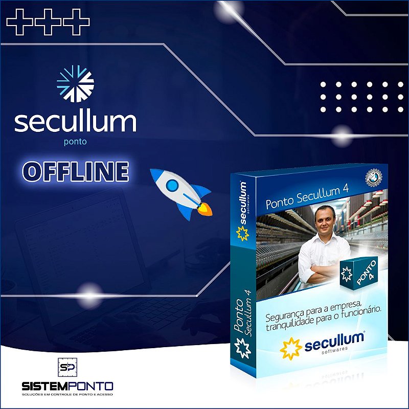 Ponto Secullum Offline Licença Anual | Antigo Ponto Secullum 4 ...