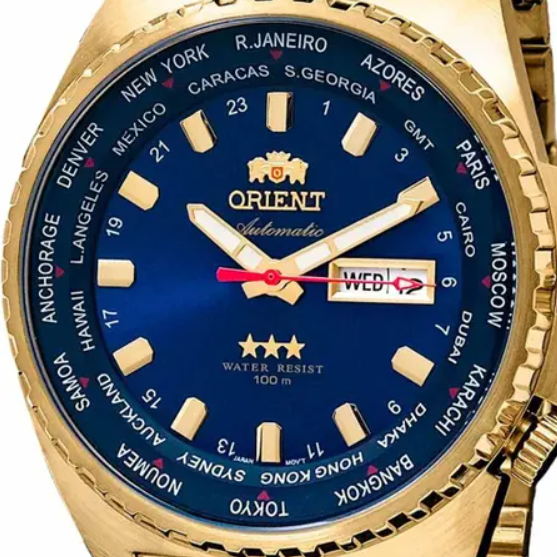 Relógio Orient Automático Banhado A Ouro 469gp057fd1kx - Altarelojoria ...