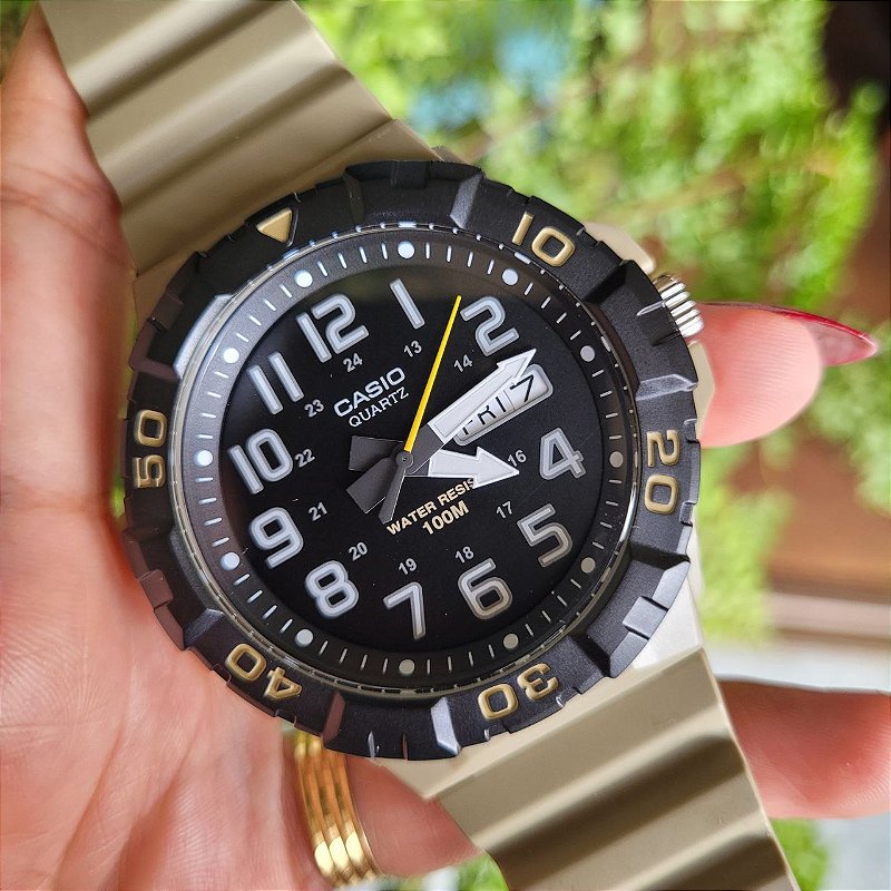 Relógio masculino Casio Analógico linha Big MRW-210H-5AV ...