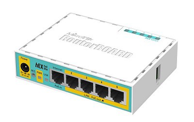 Roteador Mikrotik Routerboard hEX PoE RB750UPr2 L4 - Biostech Conecta