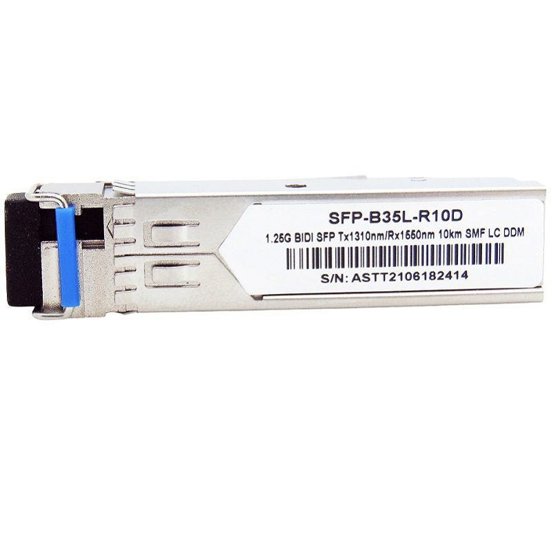 SFP 1.25G 10km BiDi LC DDM TX1310-RX1550NM B35L-R10D - Biostech Conecta