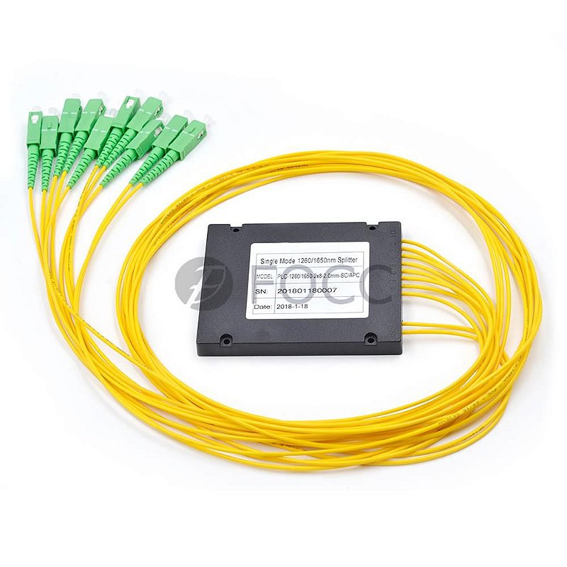 Splitter 1x8 2MM 1.5M SM SC-APC PLC - Biostech Conecta