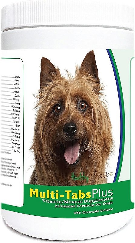 Suplemento mastigável Healthy Breeds Australian Terrier Multi-Tabs Plus ...