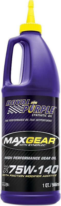 ROYAL PURPLE MAX GEAR 75W140 Garrafa de Quarto - Tradução para o ...
