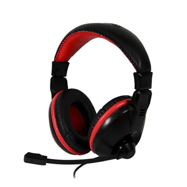 Fone de Ouvido Gamer Satellite AE-265 3.5mm - Preto/Vermelho - Biostech Conecta