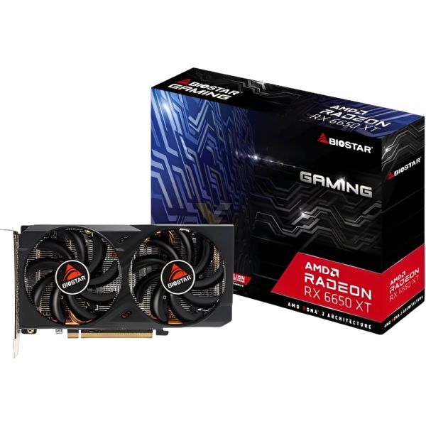 Placa de Vídeo Biostar Radeon RX 580 8 GB GDDR6 - Preto - Biostech Conecta