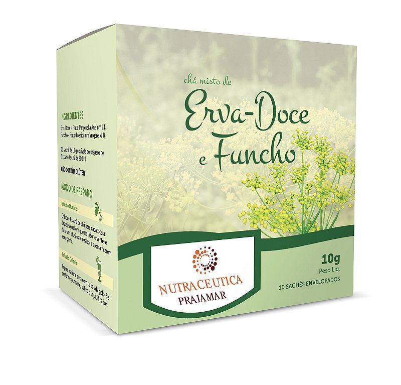 Chá Misto de Erva-Doce e Funcho - Nutraceutica PraiaMar