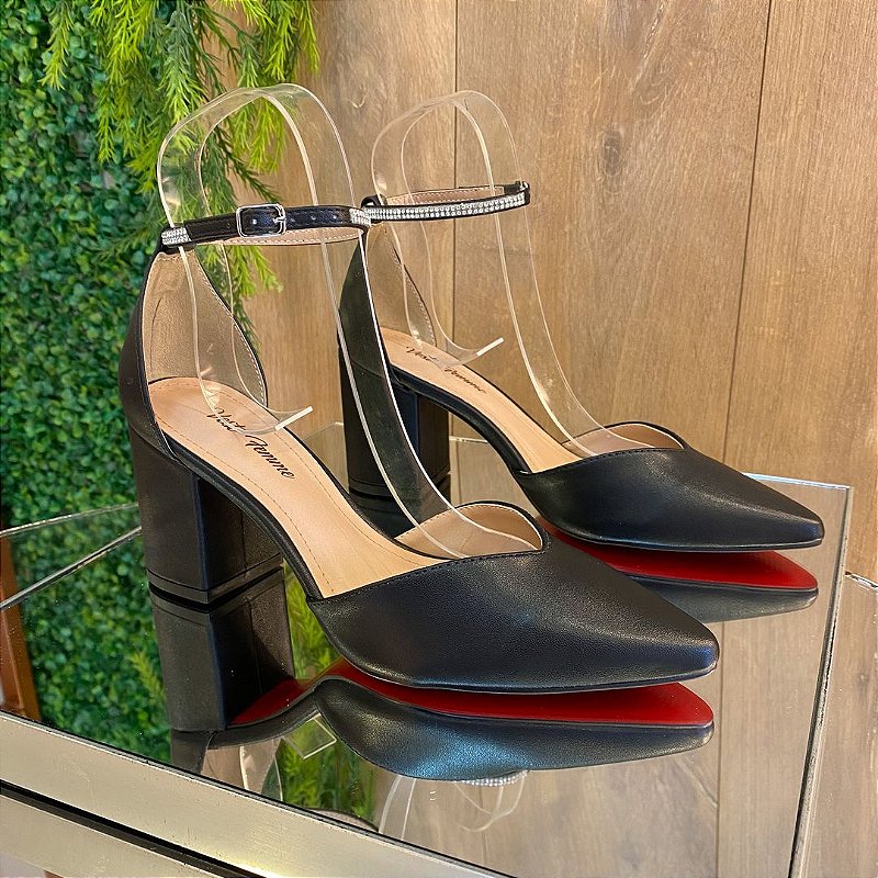 Sandália Sarah Preto 1892049 - VESTFEMME