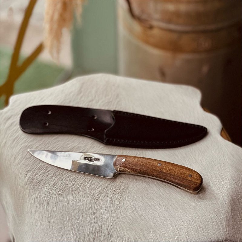 Faca Inox 5" Modelo Reto - Buenas Mate