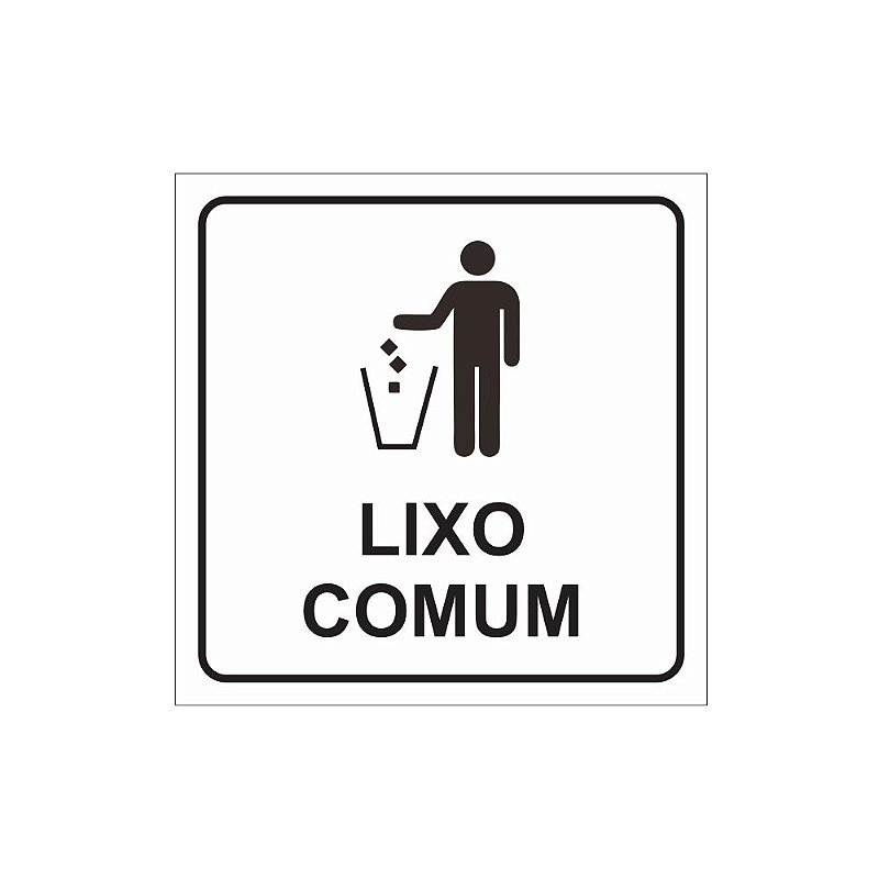Lixo Comum Simbolo Para Imprimir - RETOEDU