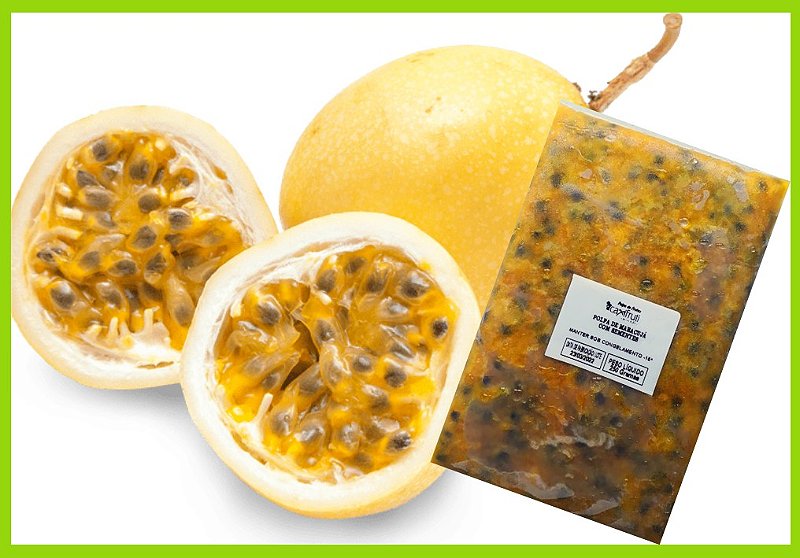 Polpa de Maracujá com Sementes - Caxifruti