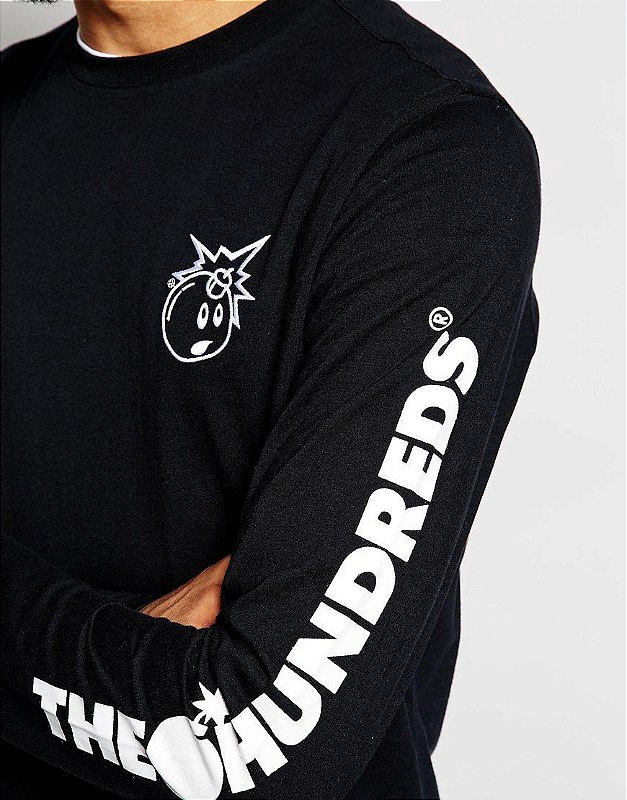 THE HUNDREDS LONG SLEEVE LOGO - Loro - Itens Exclusivos e Limitados
