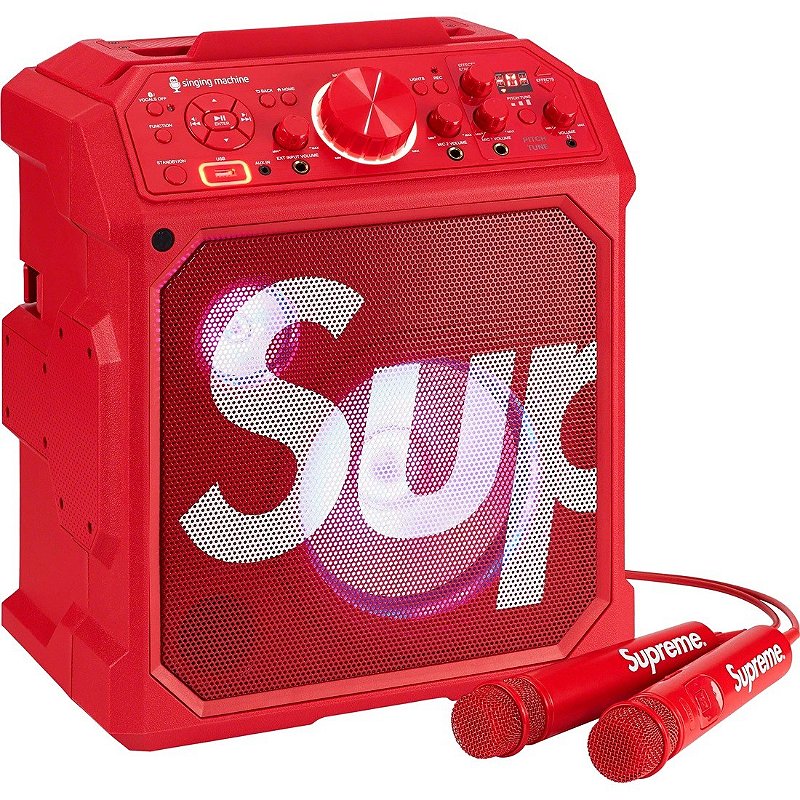 Supreme Singing Machine (US Plug) Red - Loro - Itens Exclusivos e Limitados