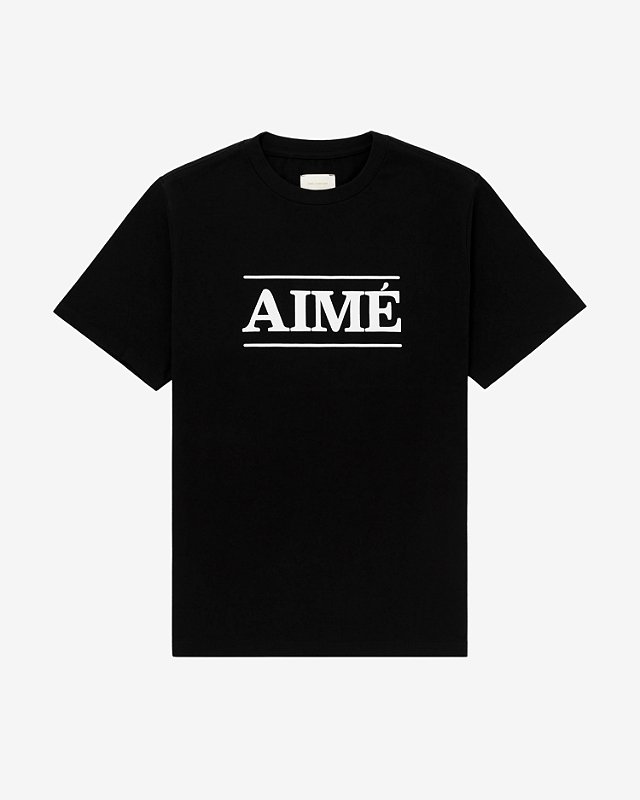 Aimé Logo Tee Black - Loro - Itens Exclusivos e Limitados