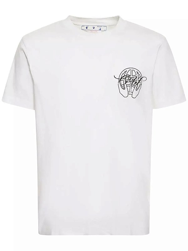 OFF-WHITE Hand Arrow Tee White/Black - Loro - Itens Exclusivos e Limitados