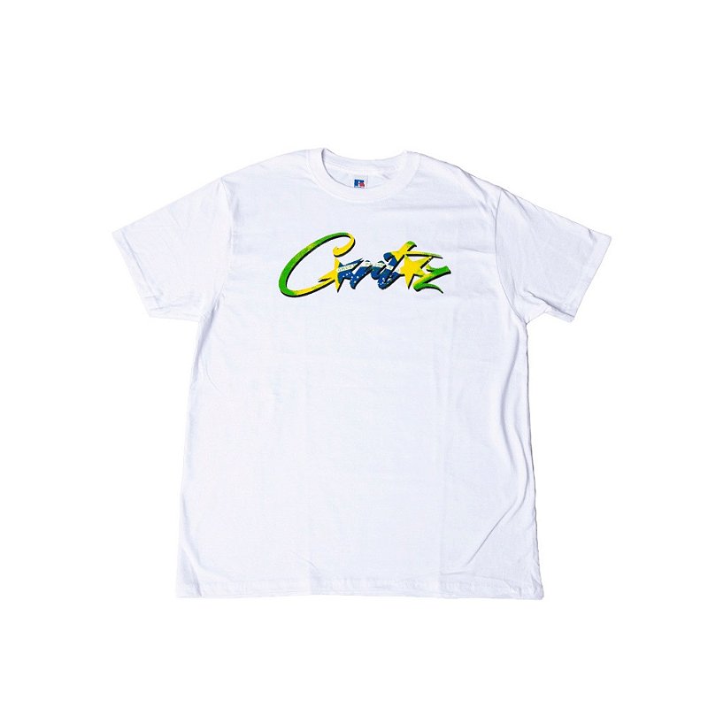 Corteiz Brasil Tee White Men's - SS24 - US - Loro - Itens Exclusivos e ...