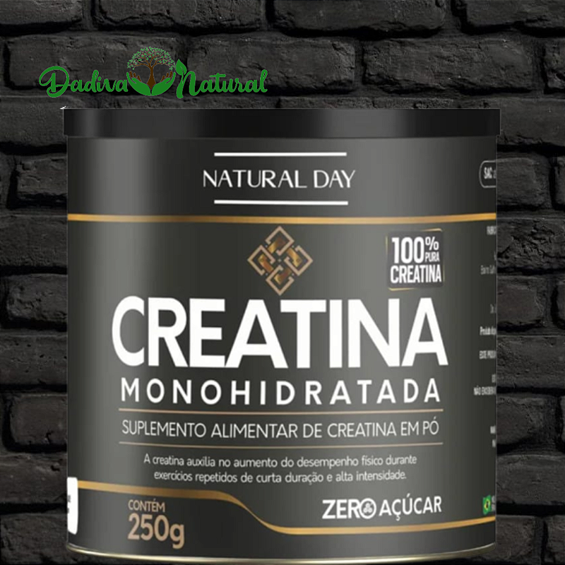 Creatina 250 gramas - Dadiva Natural