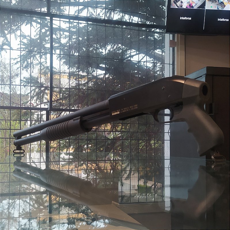 Espingarda Boito Pump Cal. 12ga Cano Oxidado 20" Sem Coronha e Telha Em ...