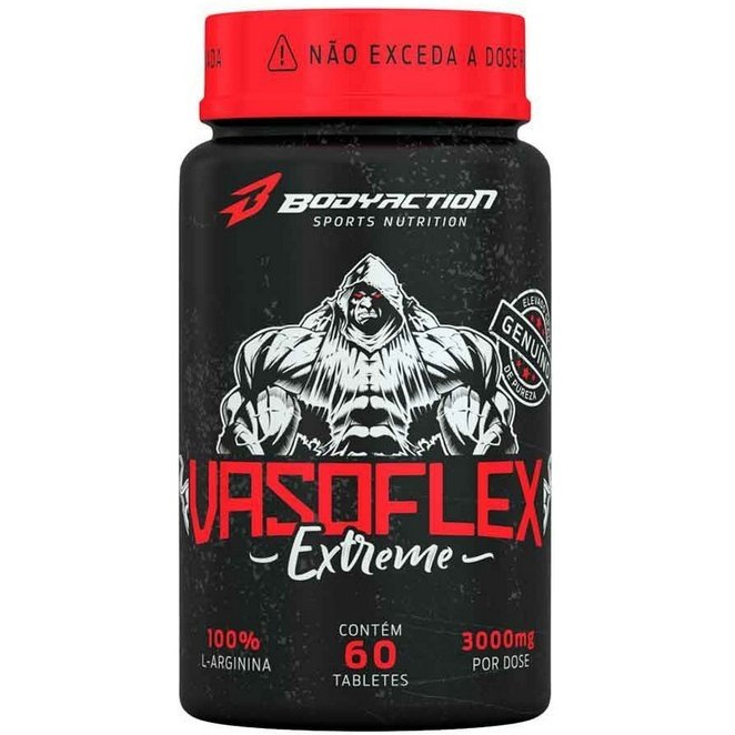 Vasoflex Extreme - 60 Tabletes - BodyAction - MEUWHEY