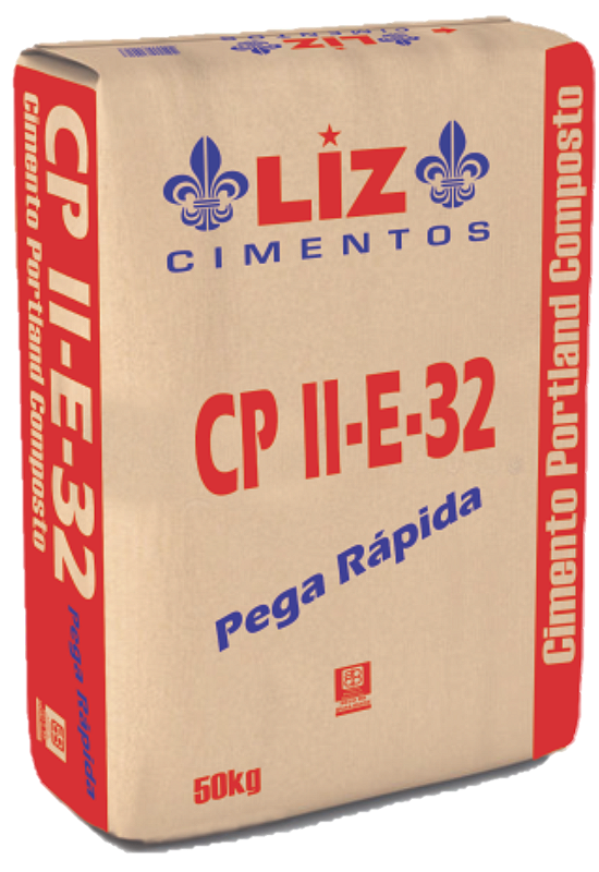 Cimento CP II E 32 Saco de 50 kg Liz - Construmega