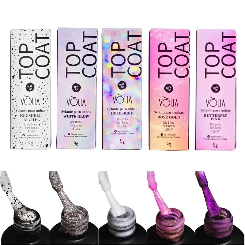 Topcoat Vólia Lançamentos 9g - Pedrarias Sophia