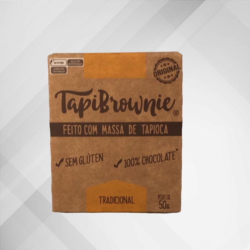 TAPI BROWNIE ZERO AÇUCAR 12 X 40G - TAPI FOODS - Empório Leve