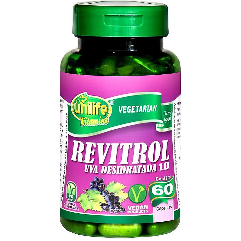 Revitrol 60caps x 500mg - Unilife - Empório Leve